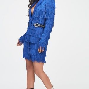 Lavish Alice | Dresses | Lavish Alice Fringe Tailored Blazer Dress | Poshmark